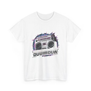 Vintage Boombox T-shirt - 80s Hip Hop Graphic Tee, Retro 80s Boombox ...