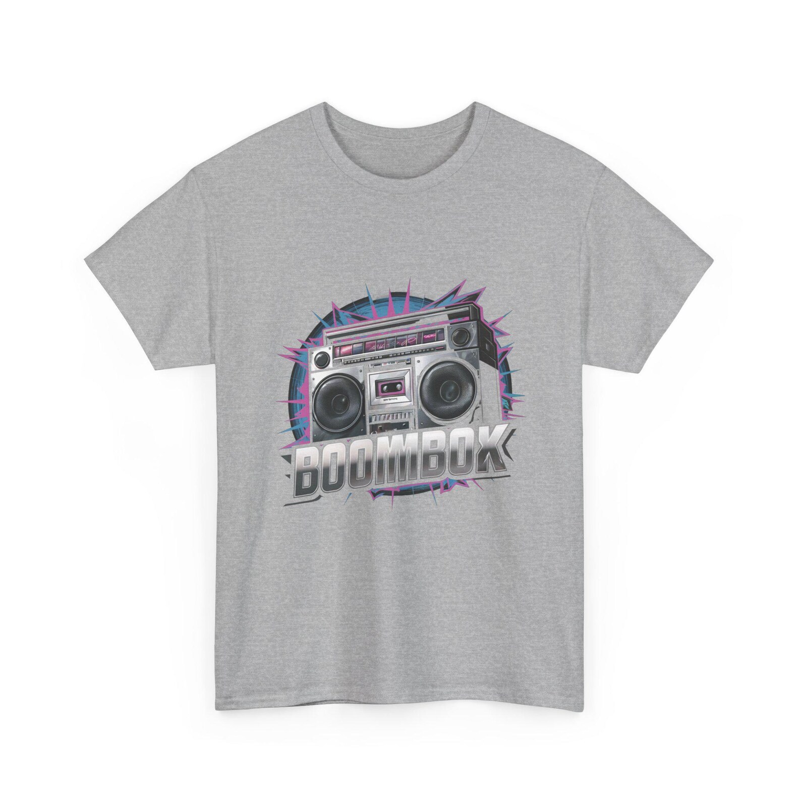 Vintage Boombox T-shirt - 80s Hip Hop Graphic Tee, Retro 80s Boombox ...