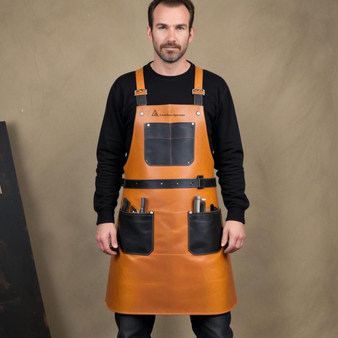 Leather Working Apron, Woodworking Apron, Welding Apron, Gardening ...