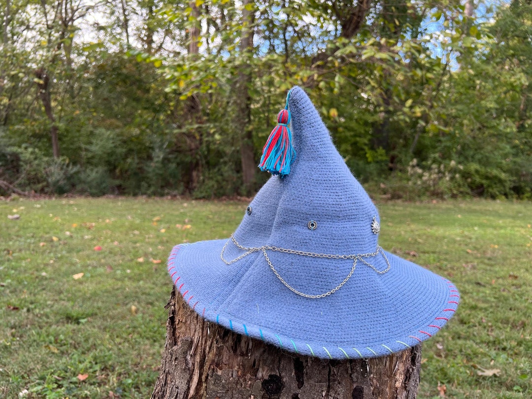 Psychedelic Wizard/ Witch Hat for Raves, Music Festivals, Etc. - Etsy