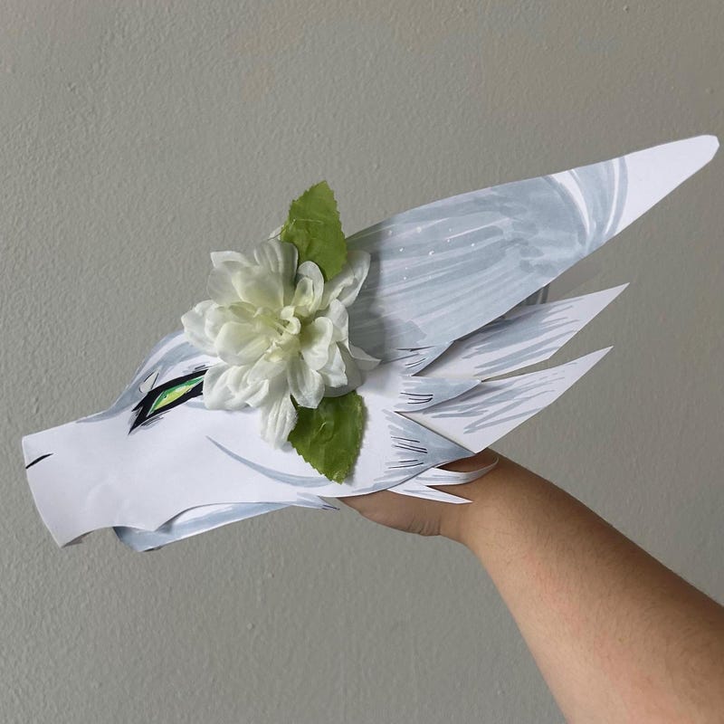 Dragon Puppet Paper - Etsy