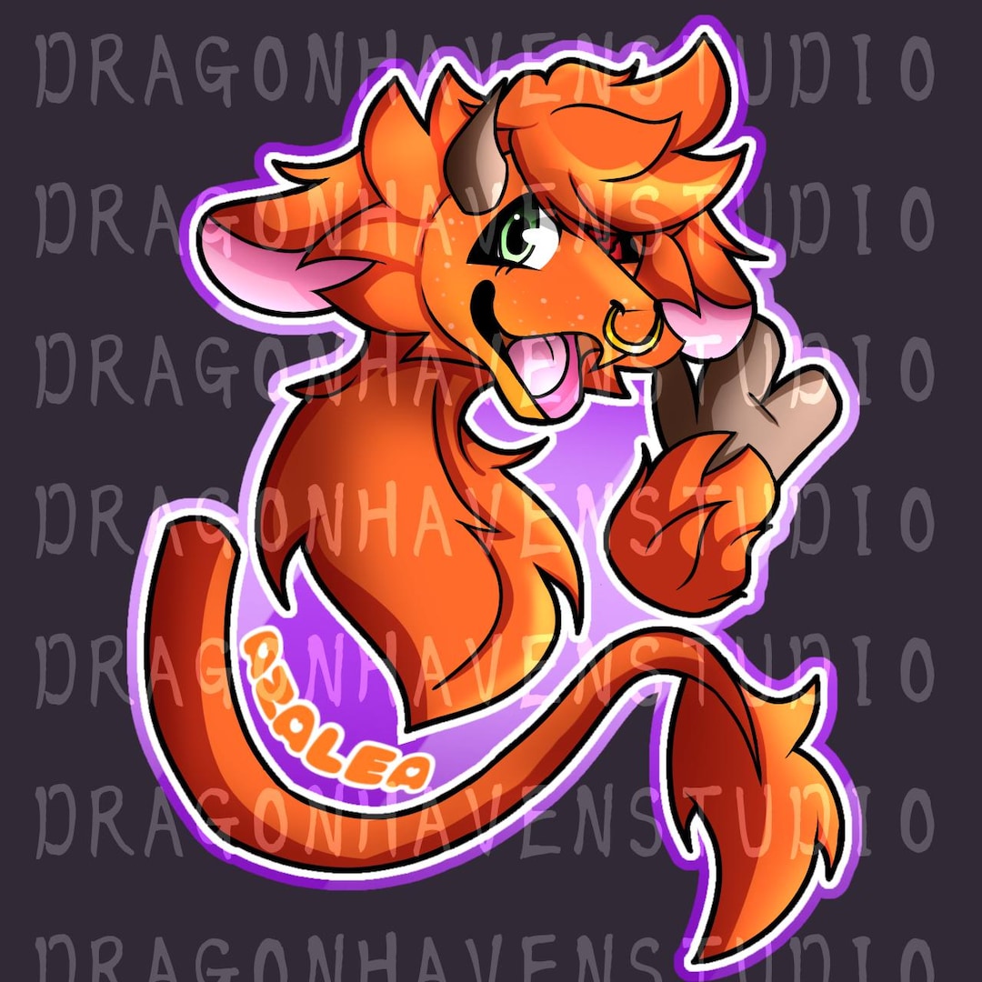 COMMISSION Furry Fursuit Badge Laminated - Etsy