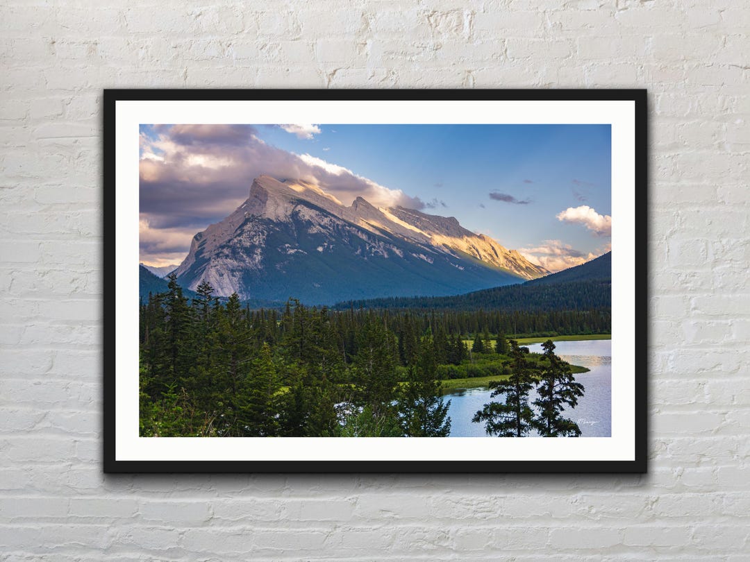 Banff National Park Print: Mount Rundle, Rocky Mountains Landscape - Etsy