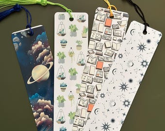 Charm Metal Bookmark With Clip Cute Style Metal Bookmarks Chain ...