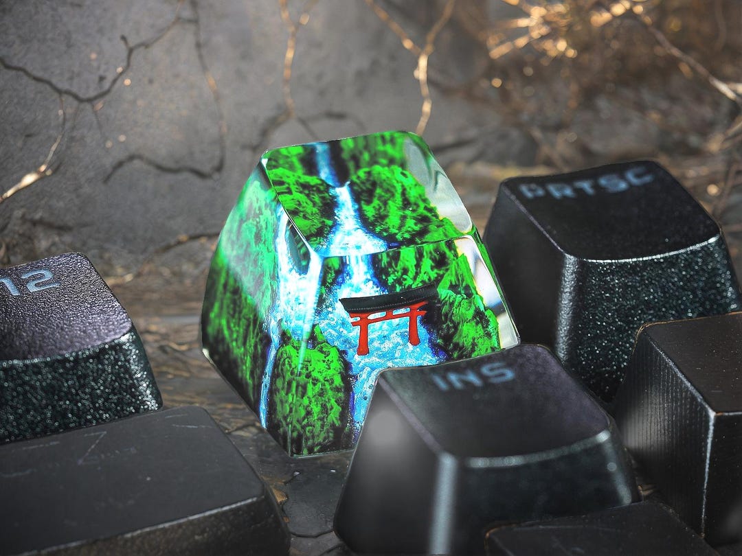 Spring Torii Gate Keycap, Seasonal Resin Keycap for Switch Keyboards ...