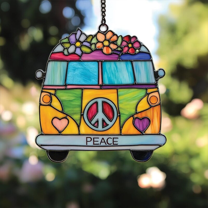 70s Stained Glass - Etsy