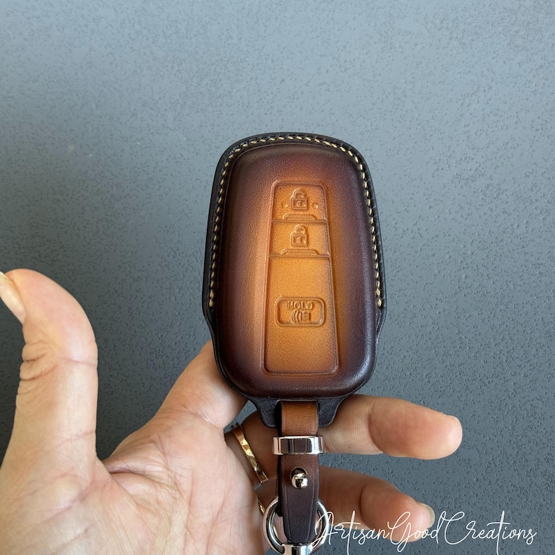 Toyota 4runner TRD Pro Key Fob Cover Leather Case for SR5 TRD Sport Off ...