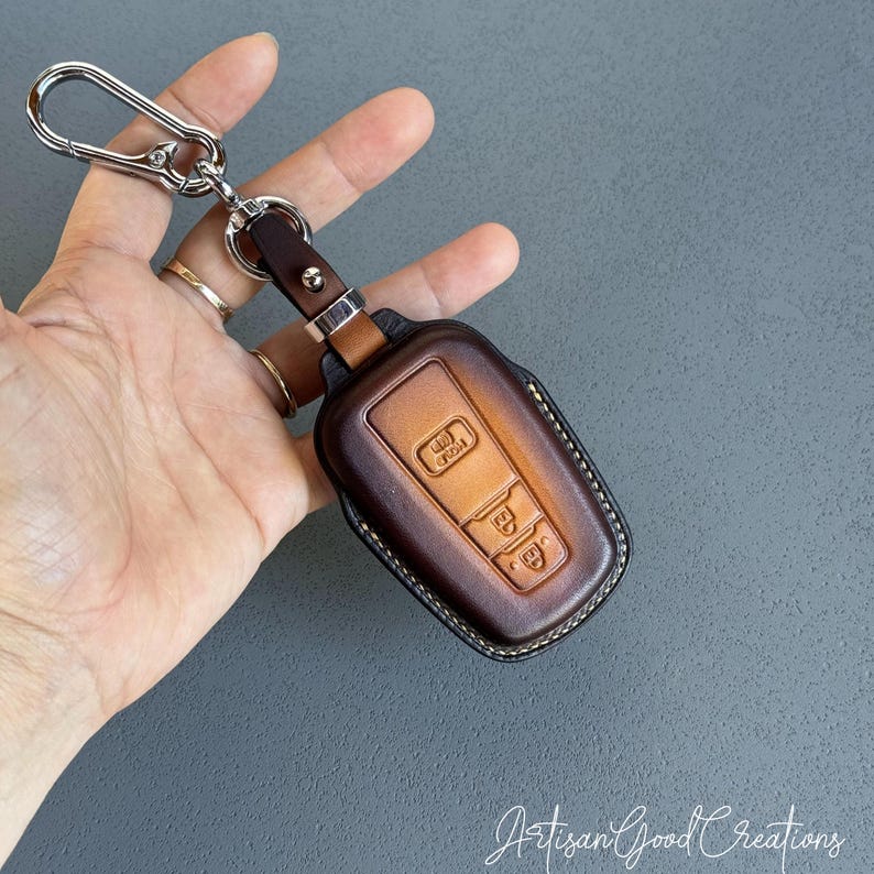 Toyota 4runner TRD Pro Key Fob Cover Leather Case for SR5 TRD Sport Off ...