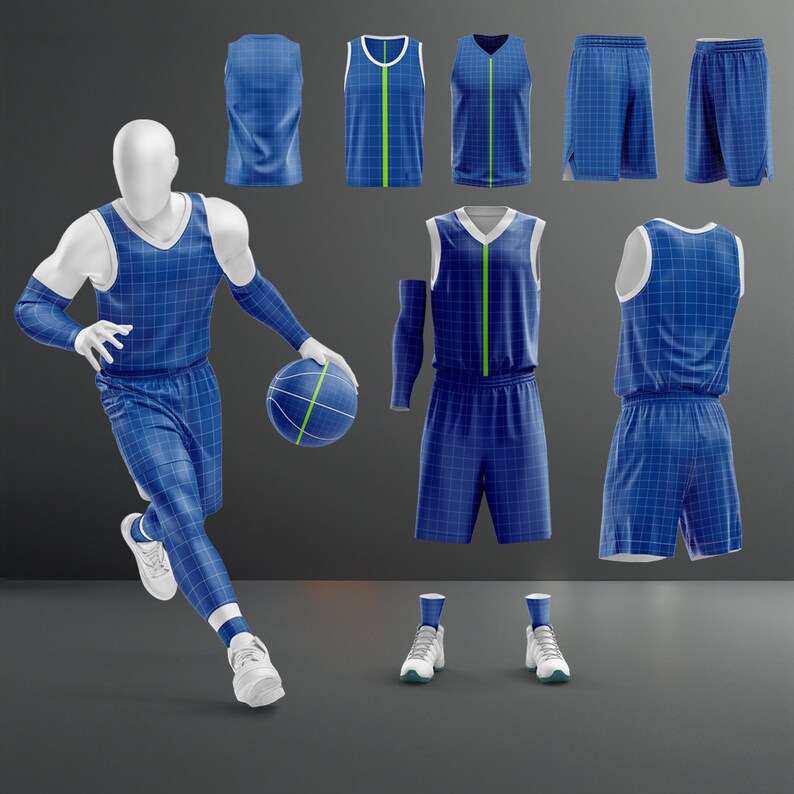 Basketball 3D Mockup PSD TIFF Customizable Sports Design Template ...