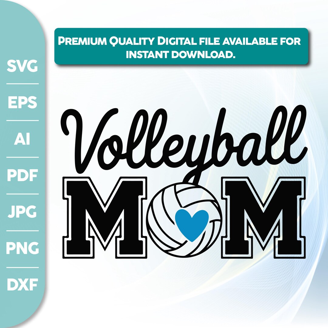 Volleyball Mom Svg, Volleyball Mom Sweatshirt,for Mom Volleyball ...