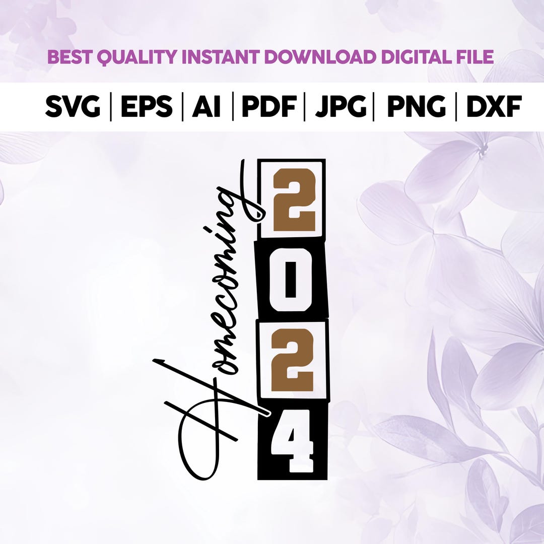 Hoco 2024 Svg Png,homecoming 2024 Svg,homecoming Crew Svg,football Mom ...