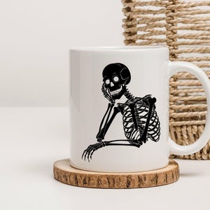 Bored Skeleton Svg,bored Skeleton Clipart,cricut & Silhouette, Skeleton ...