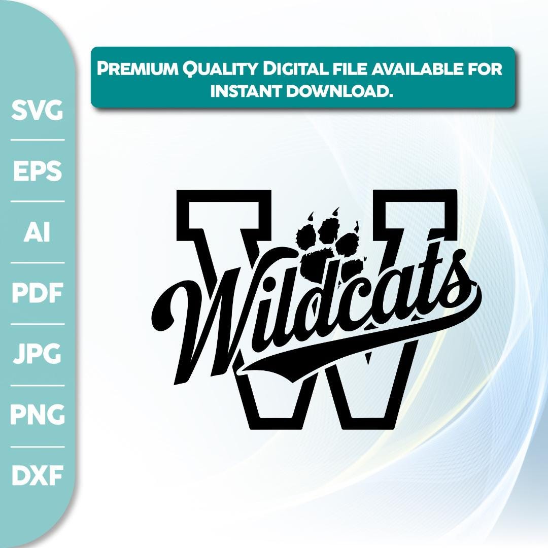 Wildcats Svg,wildcat Svg,wildcats Svg Cut Files,cricut Cut File ...