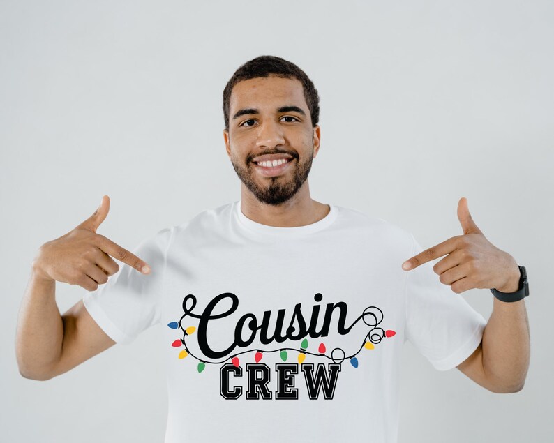 Christmas Cousin Crew Svg,christmas Lights Svg,christmas Cousins ...