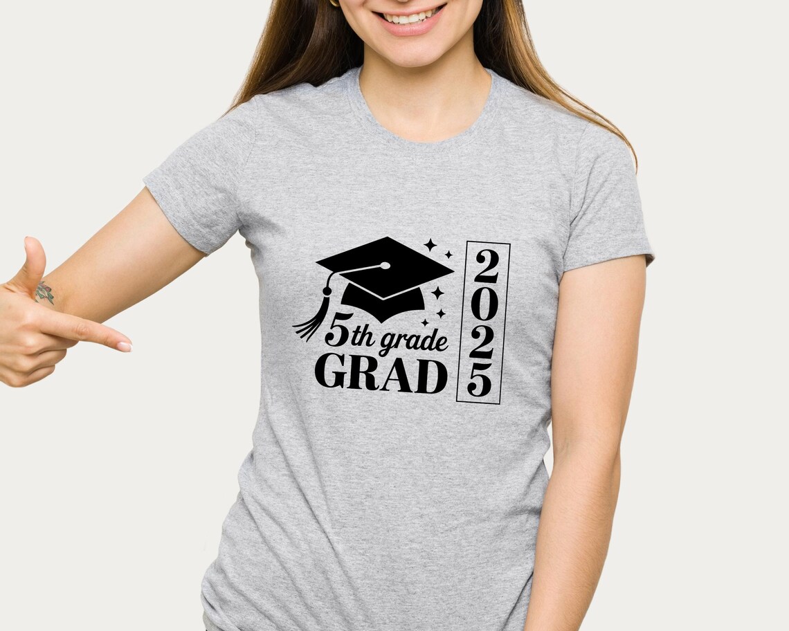 2025 5th Grade Graduate SVG PNG, Fifth Grade Grad Svg, Fifth Grade Svg ...