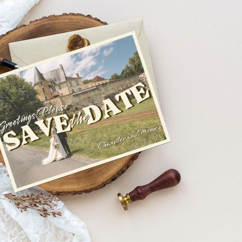 Save the Date Postcard - Etsy