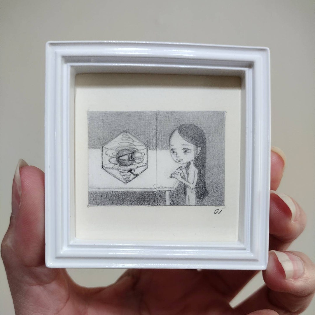 Fate - Mini Drawing by Ana Bagayan - Etsy