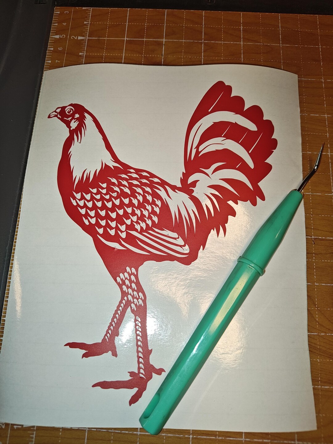 Gamefowl Decal #14 Hennie, Stickers, Rooster, Gallos Car Sticker, Decal ...