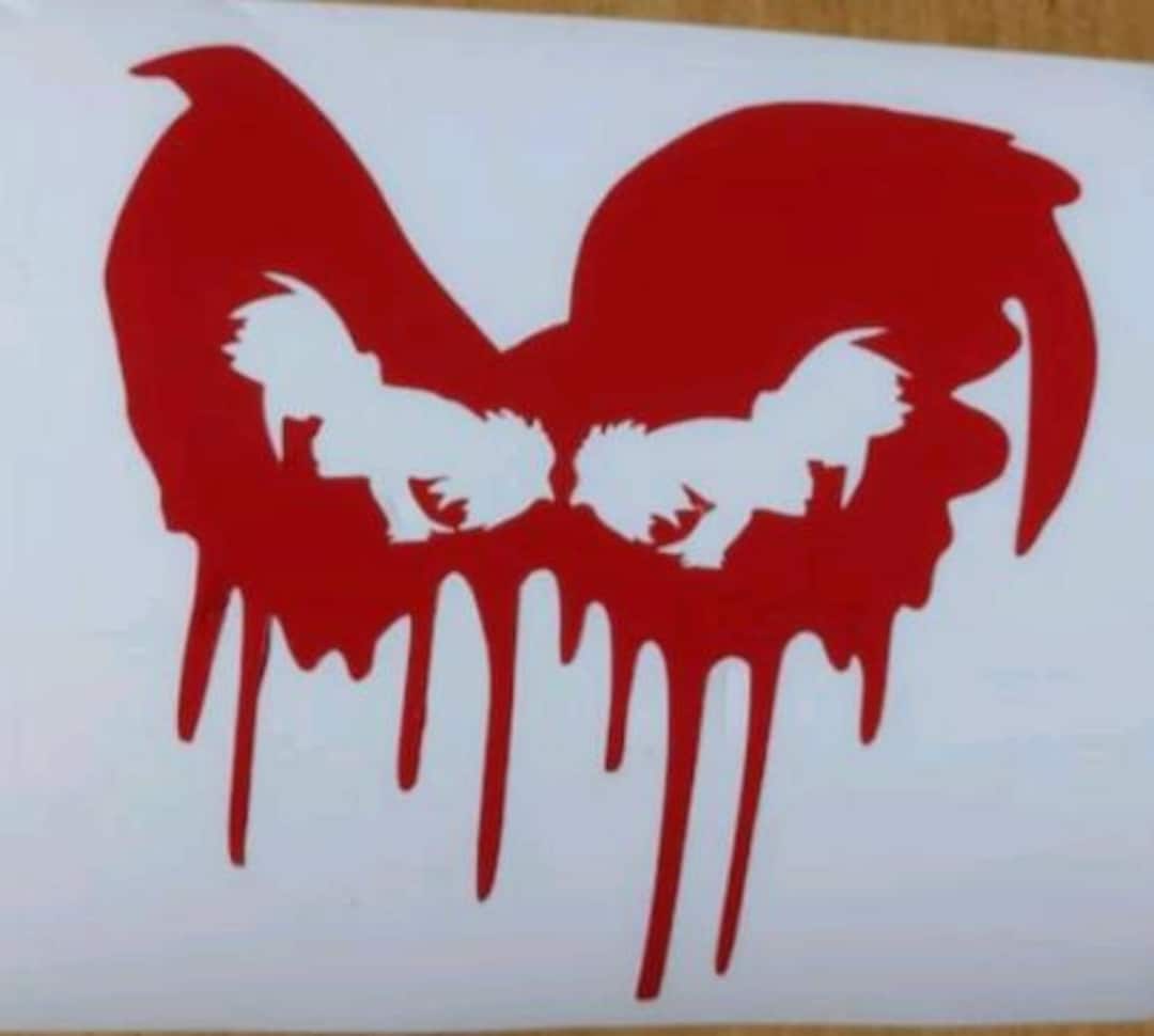 Gamefowl Bleeding Rooster Decal for Cars or Trucks - Etsy
