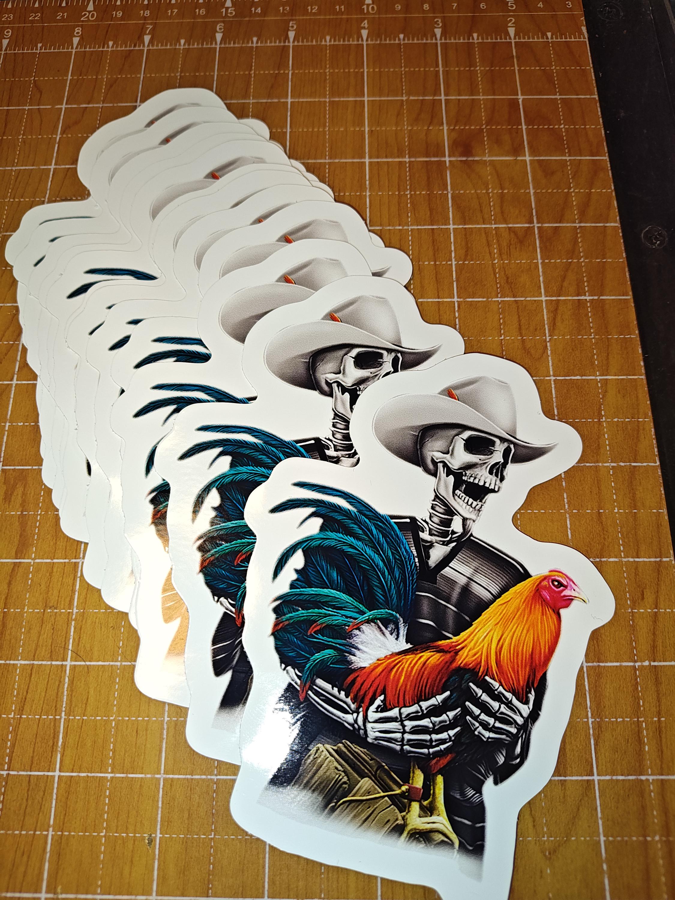 Gamefowl, Gallos Sticker, Skeleton Handler, Gallero Holding Gamecock ...