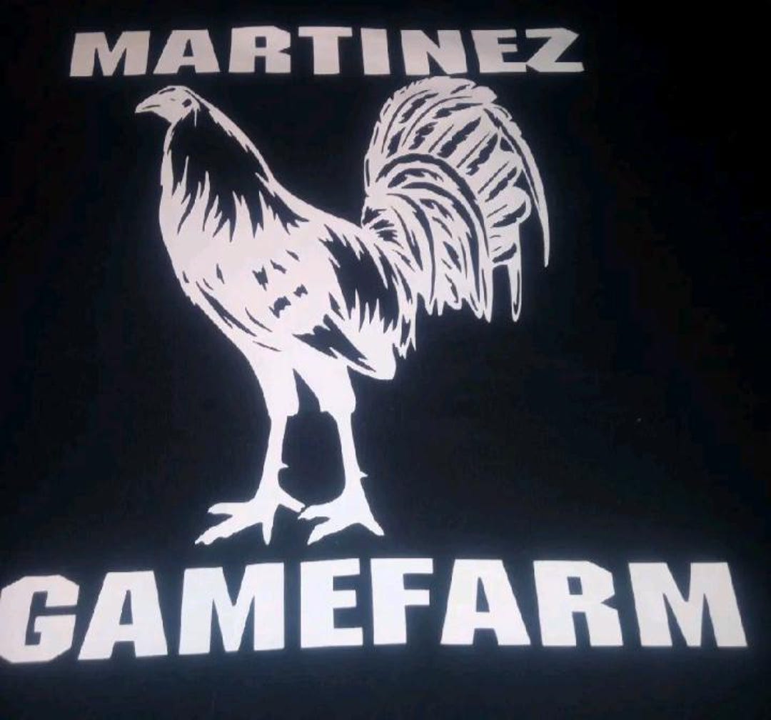 Custom Gamefowl T-shirt: Gamefarm Design - Etsy