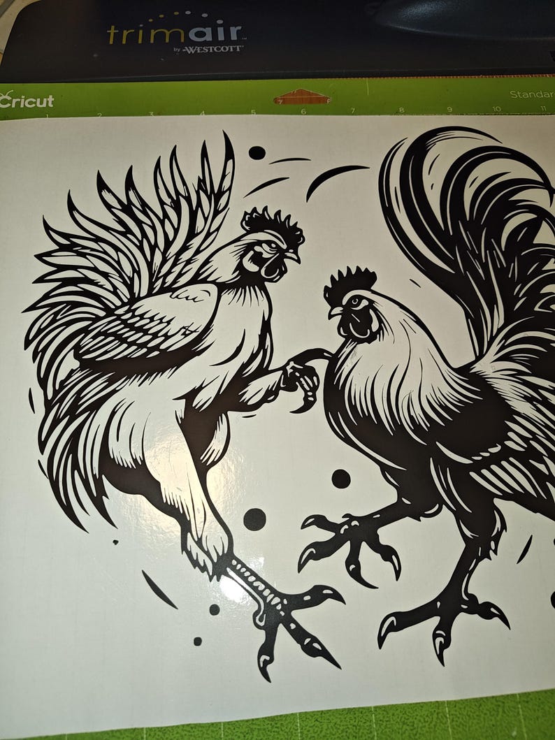 Gamefowl, Gallo, Roosters Dancing, Fighting, Sticker, Gamecock Decals ...