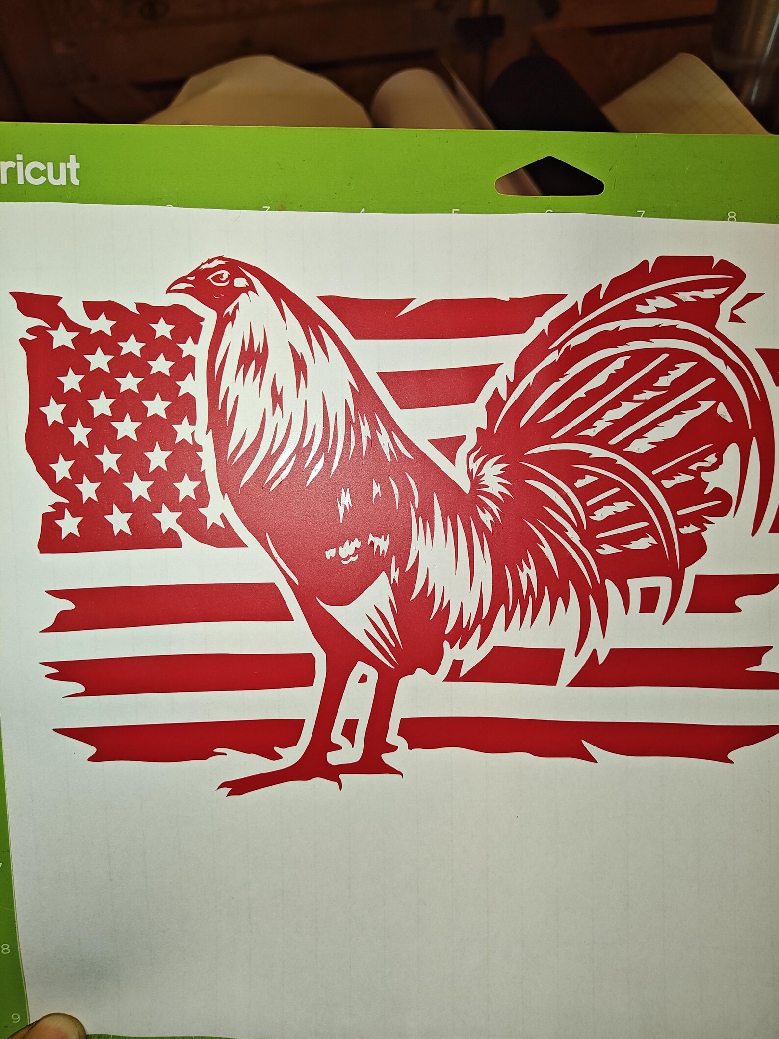 Gamefowl on American Flag Sticker Vynal Decal #3 for Cars or Trucks - Etsy