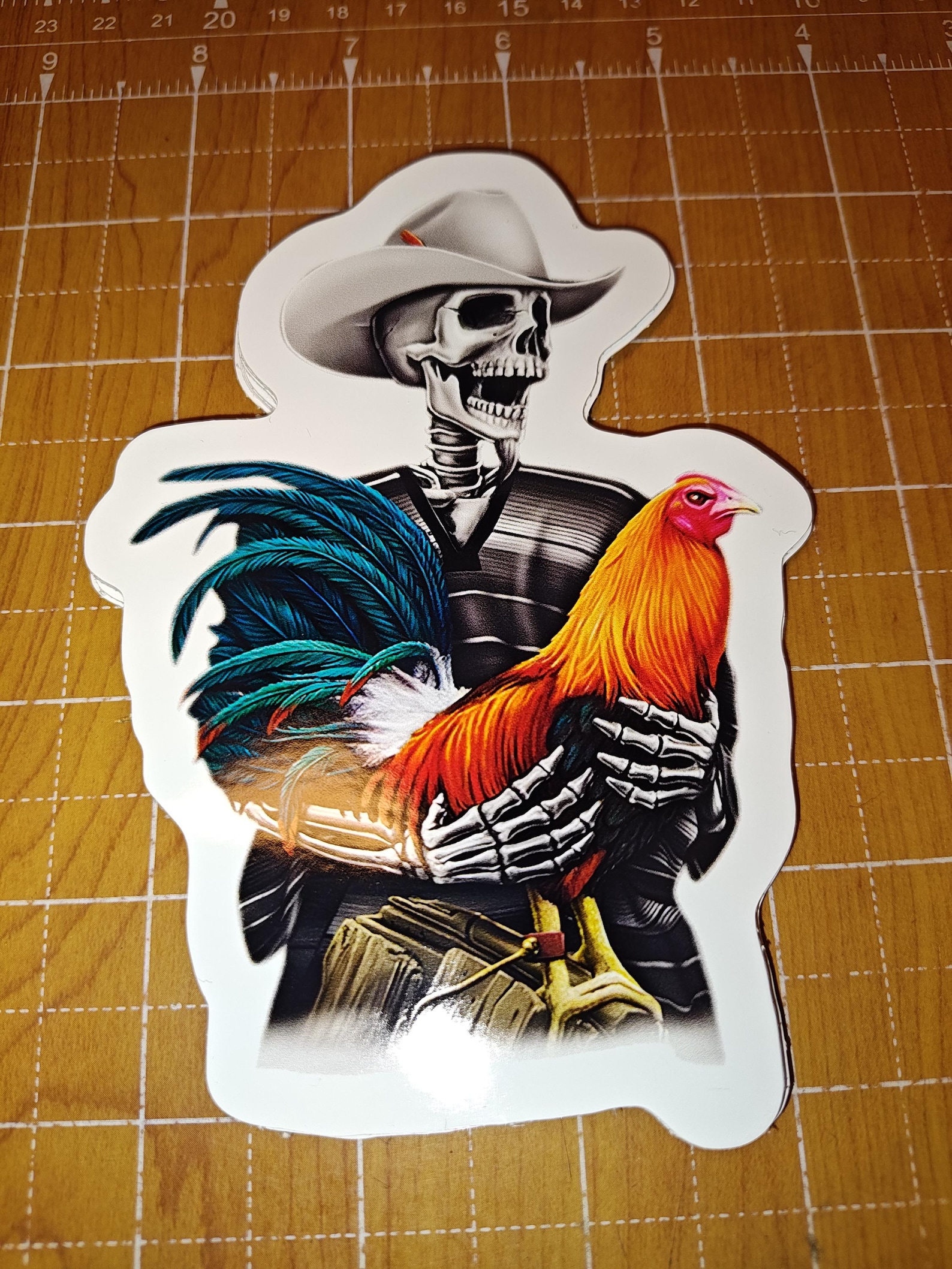 Gamefowl, Gallos Sticker, Skeleton Handler, Gallero Holding Gamecock ...