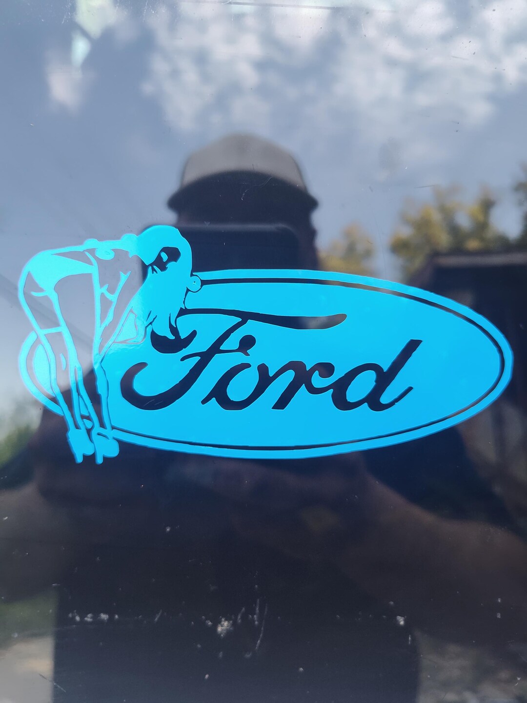 Ford Hot Woman Car Decal - Etsy