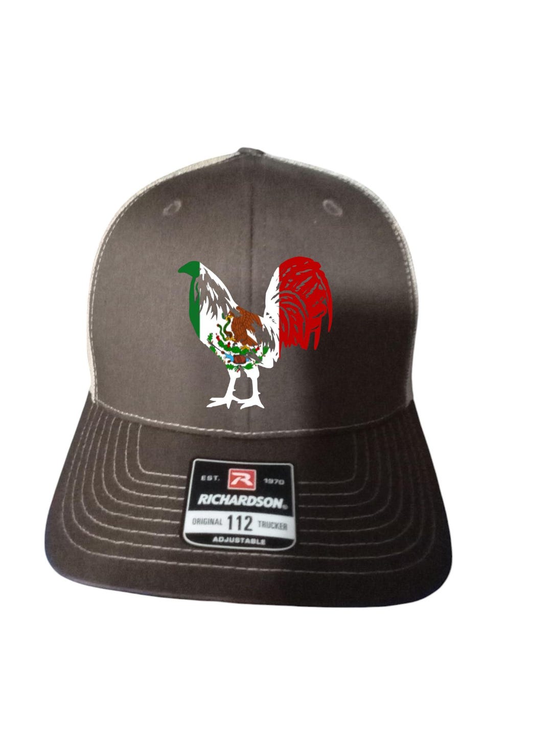 Gamefowl Mexico, Texas or Rebal Flag. Trucker Hats - Etsy