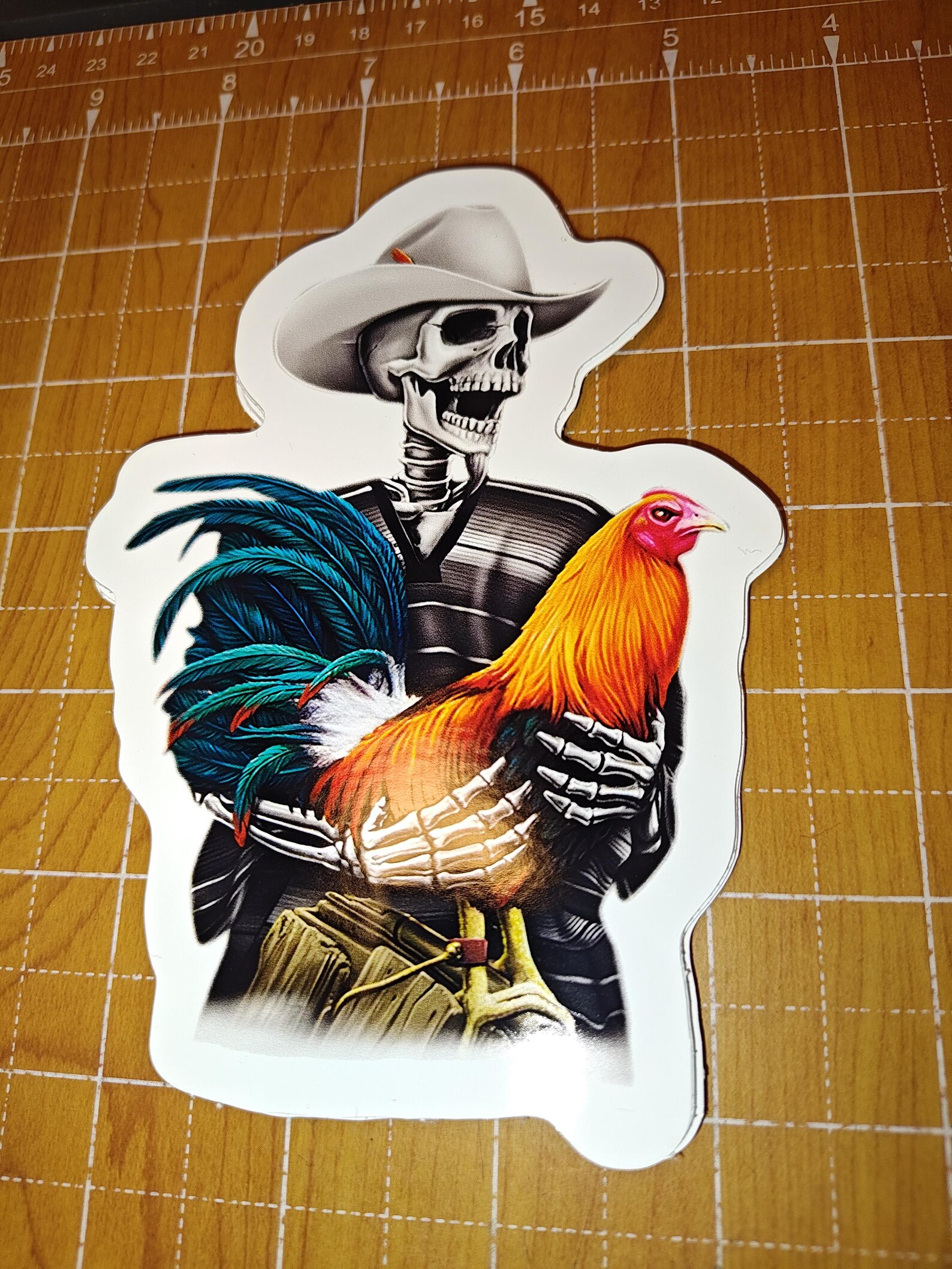 Gamefowl, Gallos Sticker, Skeleton Handler, Gallero Holding Gamecock ...