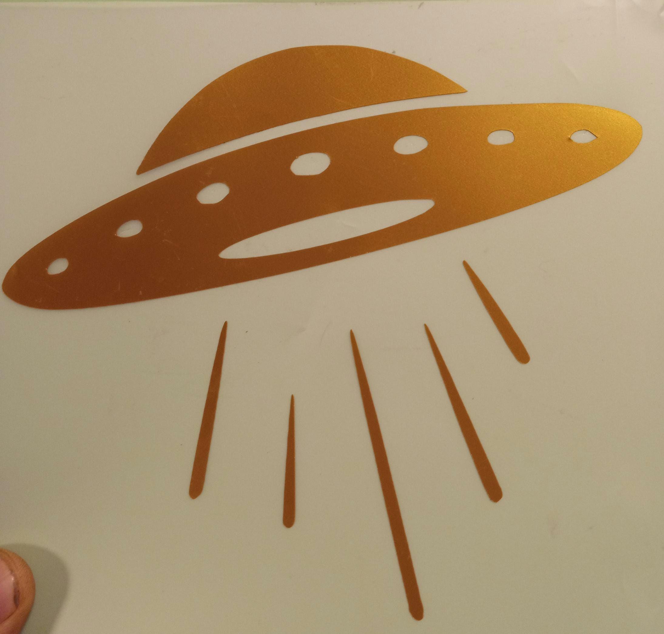 UFO UAP, Spaceship, Drone New Jersey Drone Swams Car or Truck Decal - Etsy