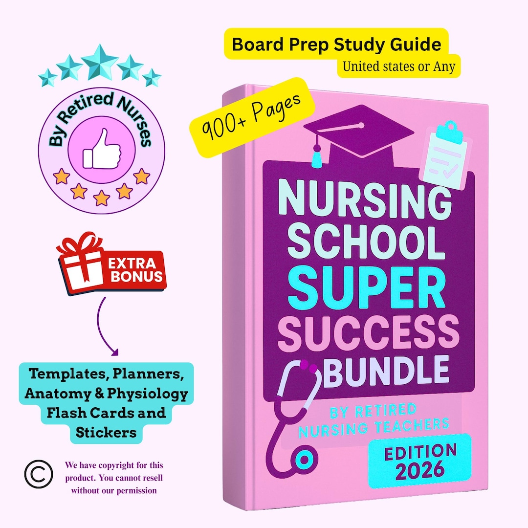 Nursing School Super Success Ebook Bundle - 2026 | Instant Download - Etsy