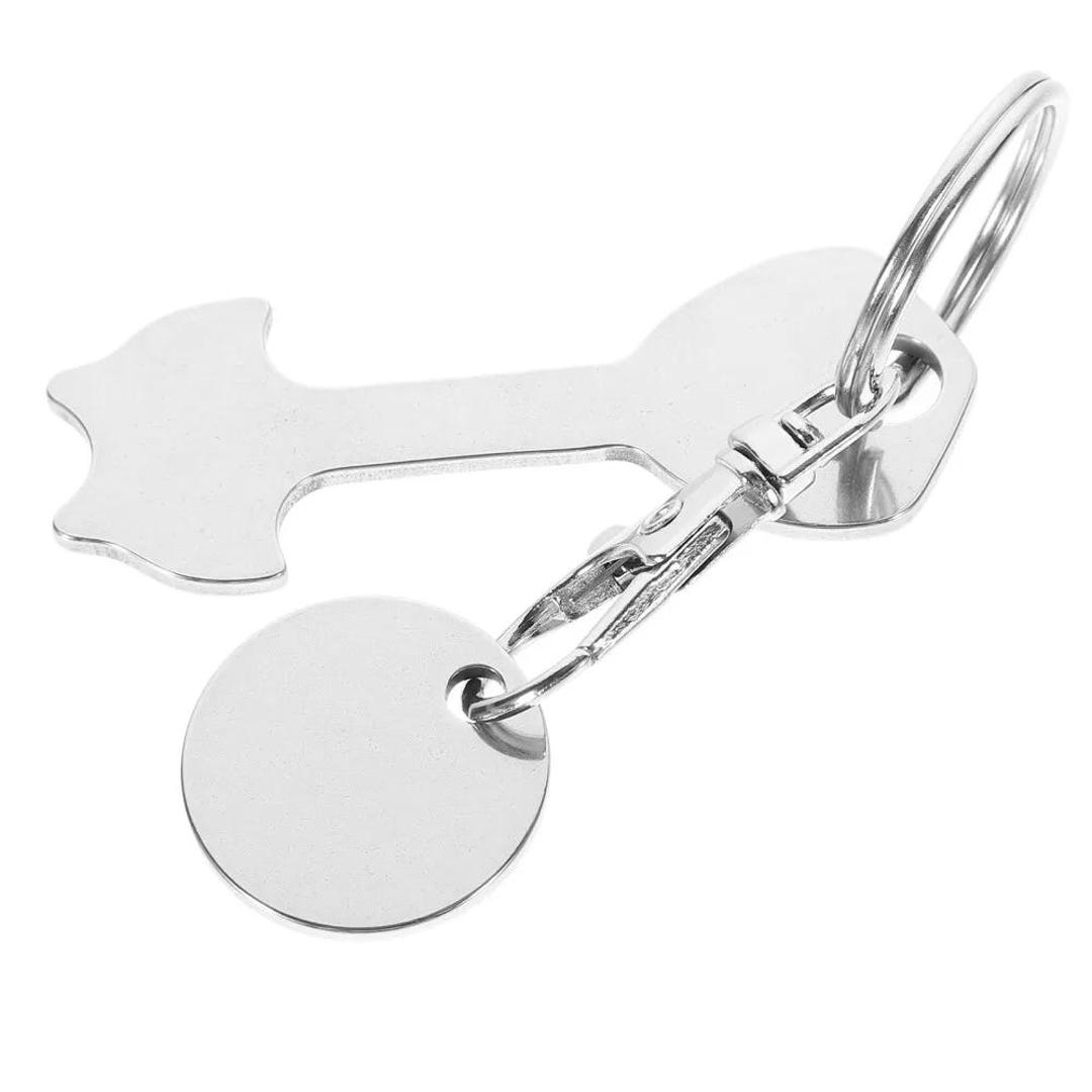 Tokens Key Buckles Shopping Trolley Coin Holder Keychain Cart - Etsy