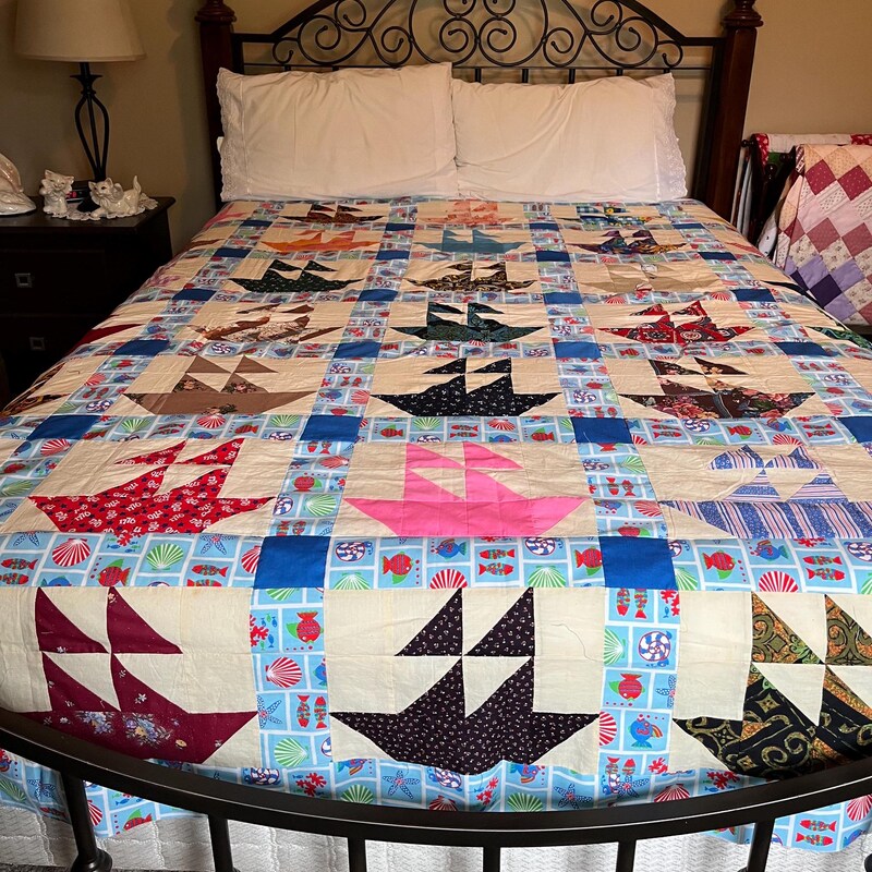 Sailboat Quilt - Etsy