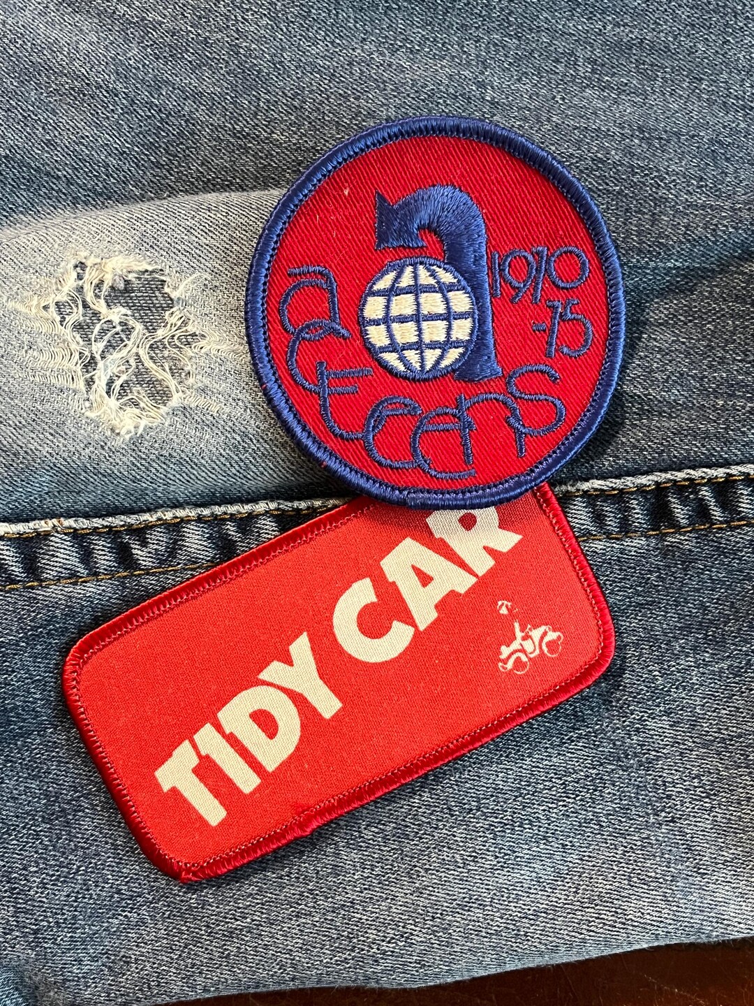 Vintage Sew on Patches - Two Patches to Choose From - Patches to ...