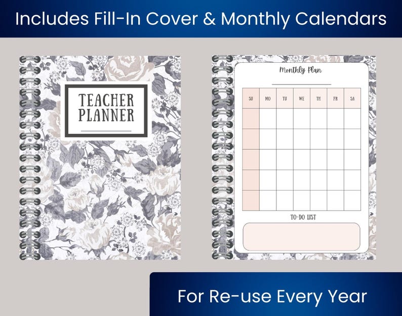 2025 Teacher Planner, A5 8.5 X 11 Teacher Planner, 2025, Homeschool ...