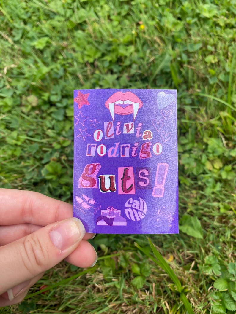 Olivia Rodrigo GUTS Sticker - Etsy