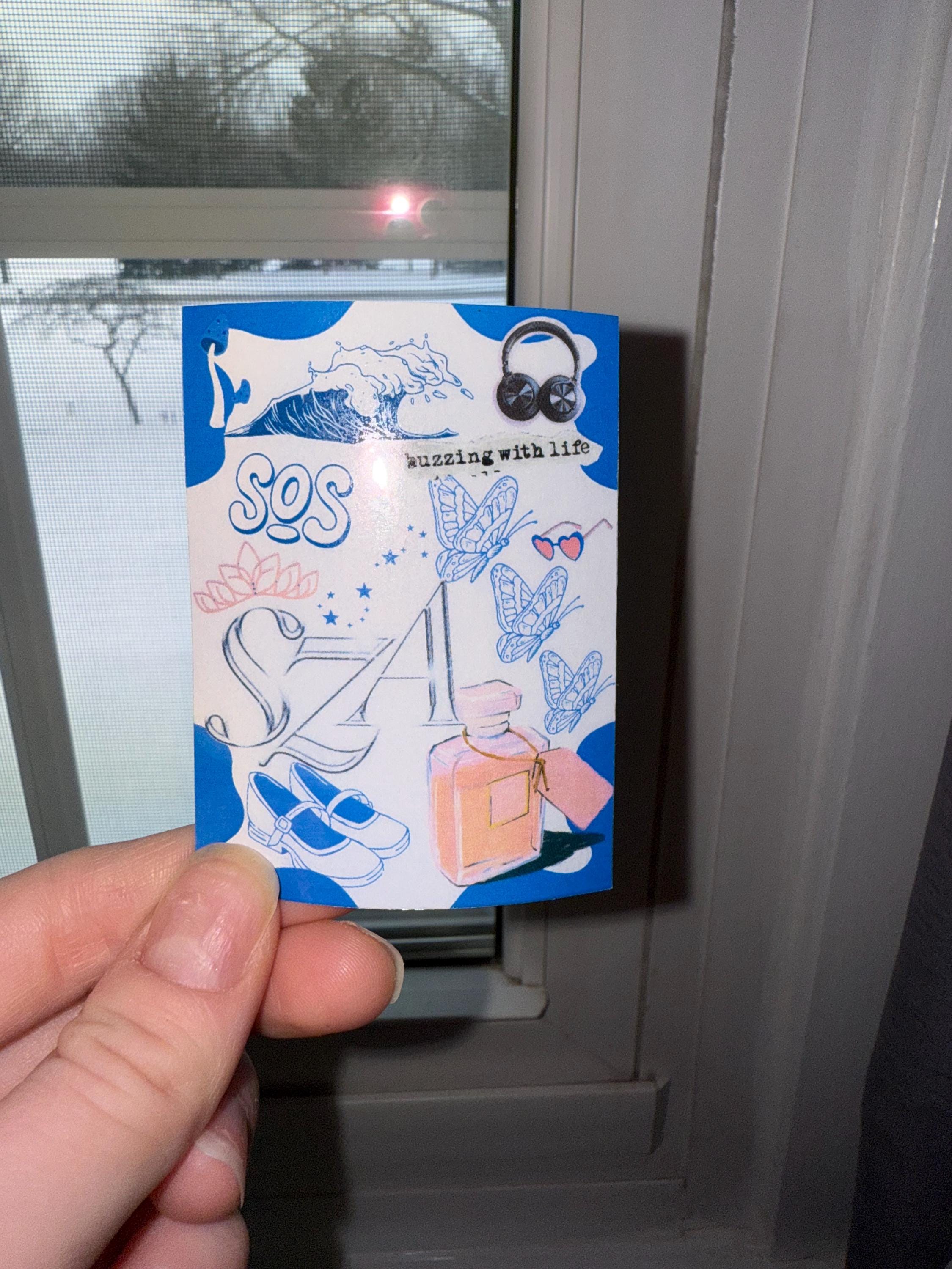 SZA Sticker | Waterproof and Laminated | Your Favorite Artist Designed ...