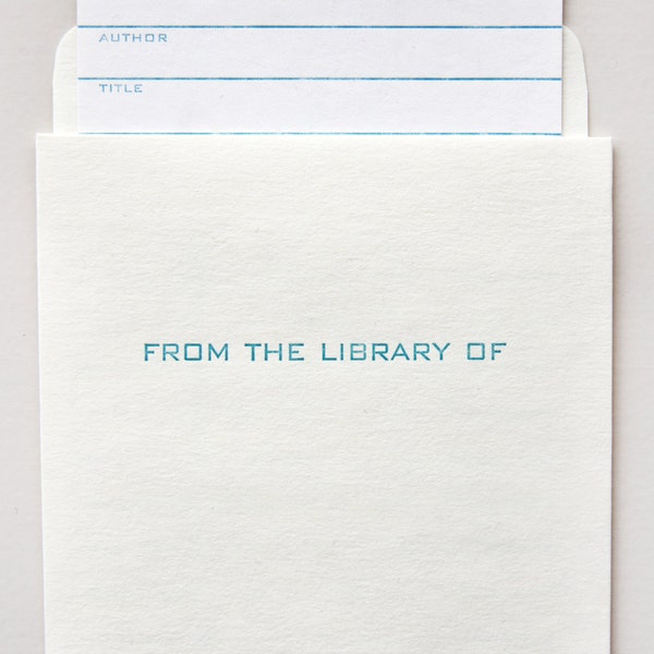 Library Card - Etsy
