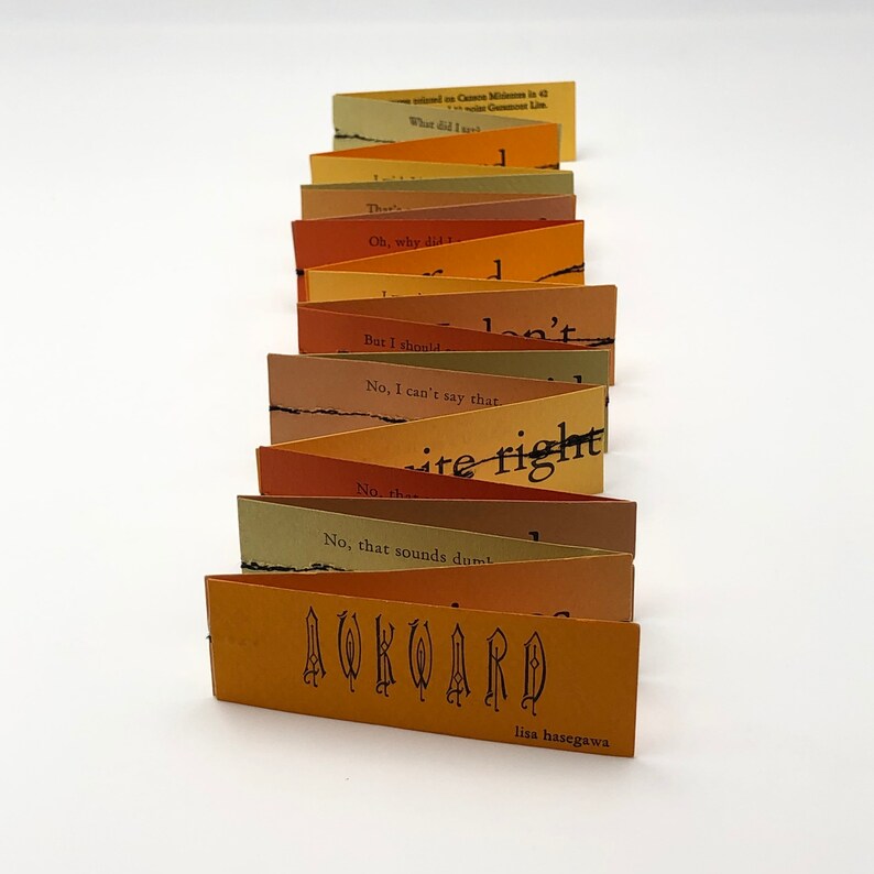 Awkward, Letterpress Printed Artist's Book - Etsy