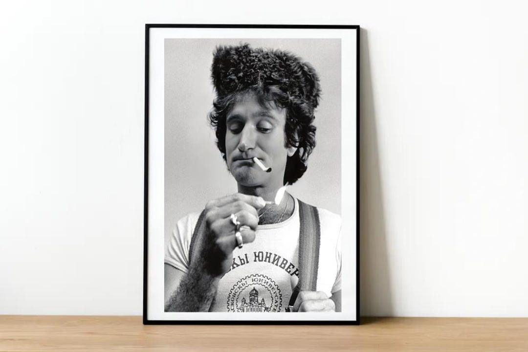 Robin Williams Poster Robin Williams Photography Print-vintage Photo ...