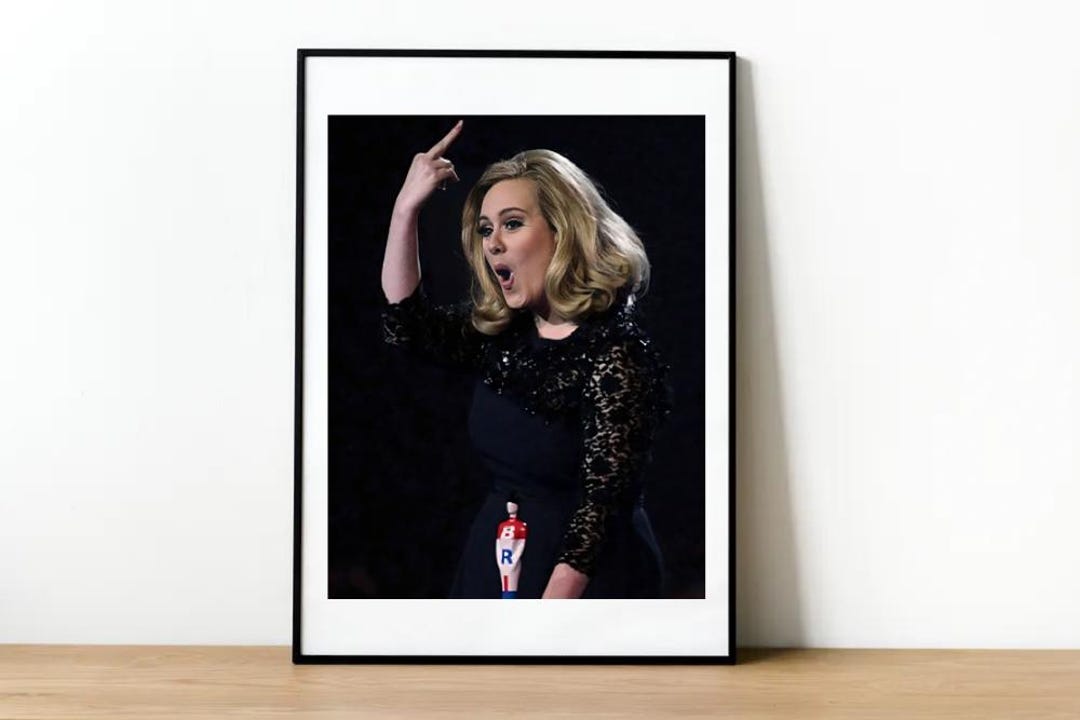 Adele-rolling in the Deep-celebrity Shooting Middle Finger-flipping ...