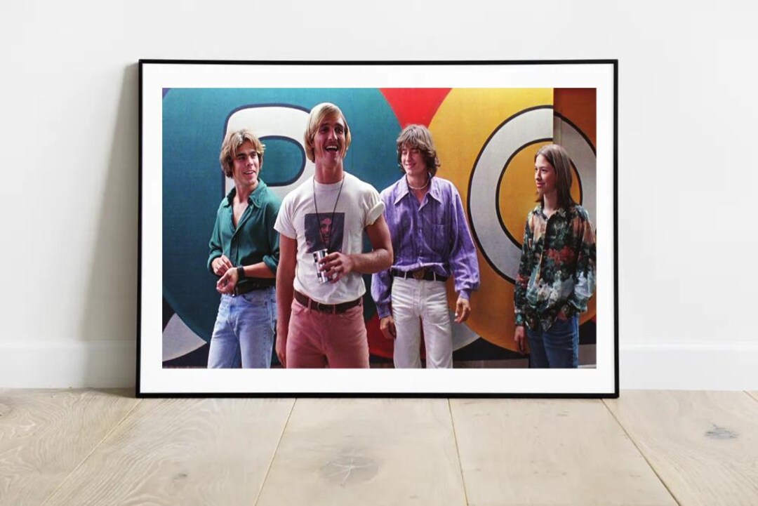 Dazed and Confused Movie Poster Funny Movie Print Funny Wall Décor ...