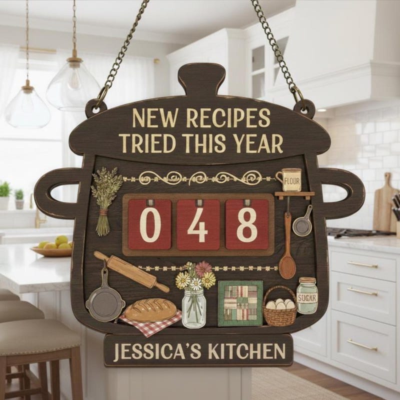 Wooden Cooking Tracker - Etsy