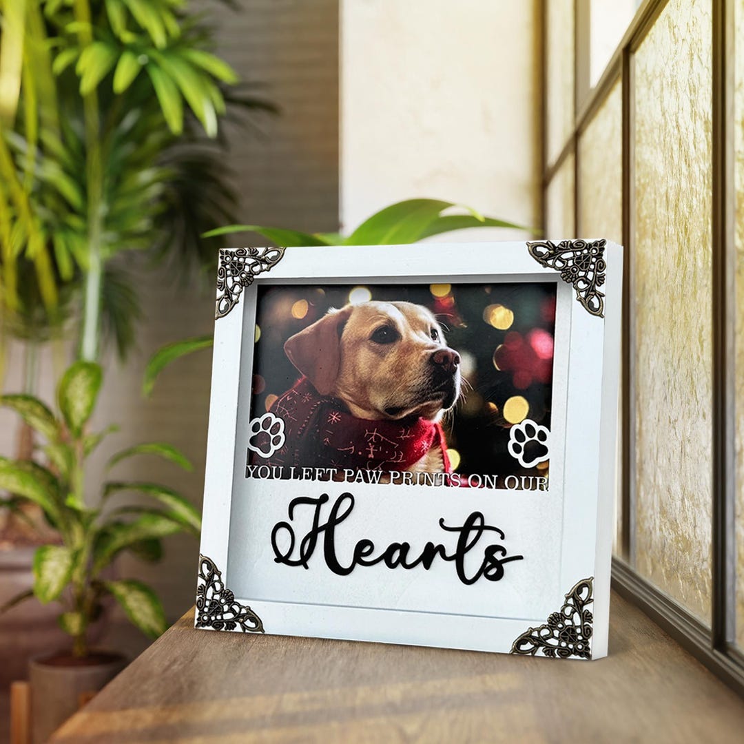 Marco conmemorativo para fotos de perros (4 x 6 pulgadas), regalo para ...