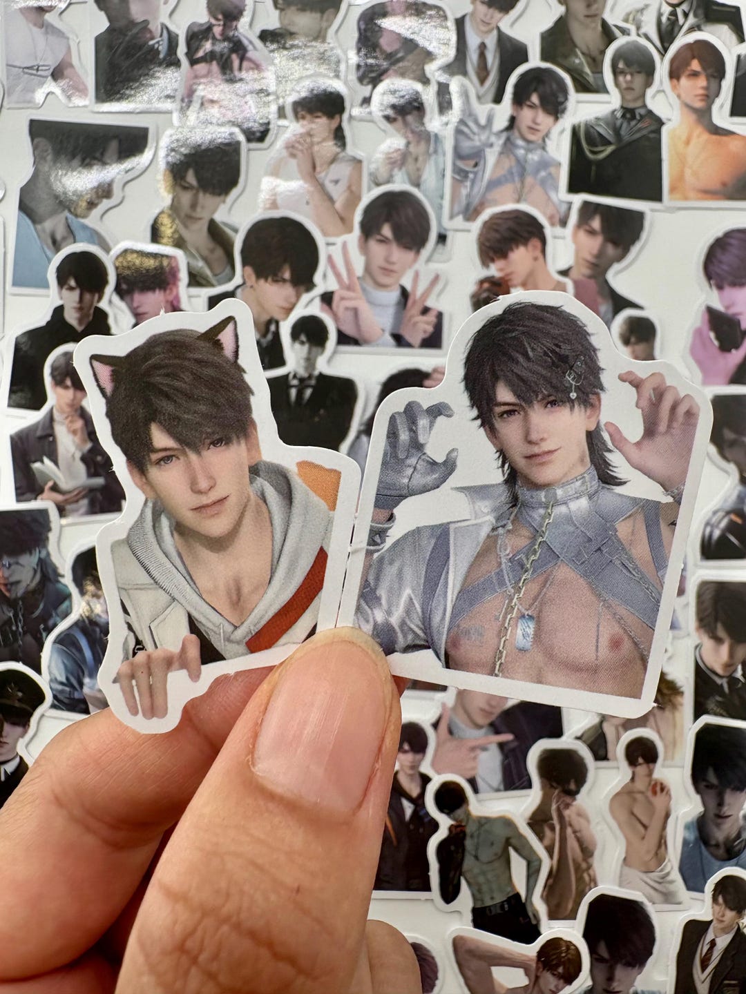 Love and Deepspace Caleb Stickers: 50-piece Gamer Ita Bag Set - Etsy