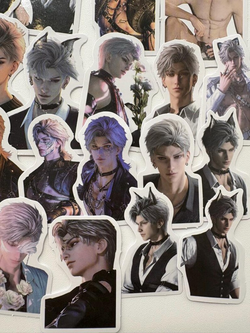 Love and Deepspace Sylus Stickers, Anime Gamer Decals - 50pcs - Etsy