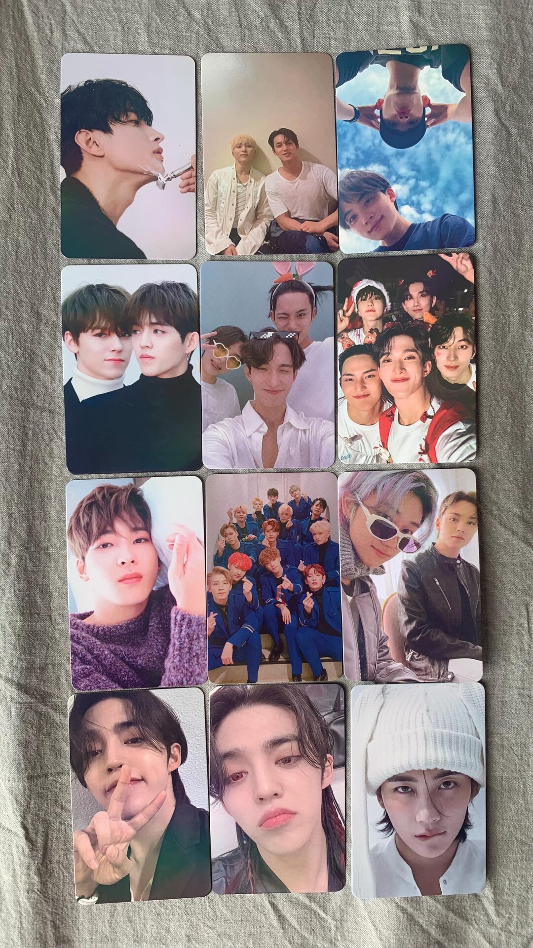 Seventeen 55pc/set Laser Photocards Scoups Jeonghan Joshua Jun Hoshi ...