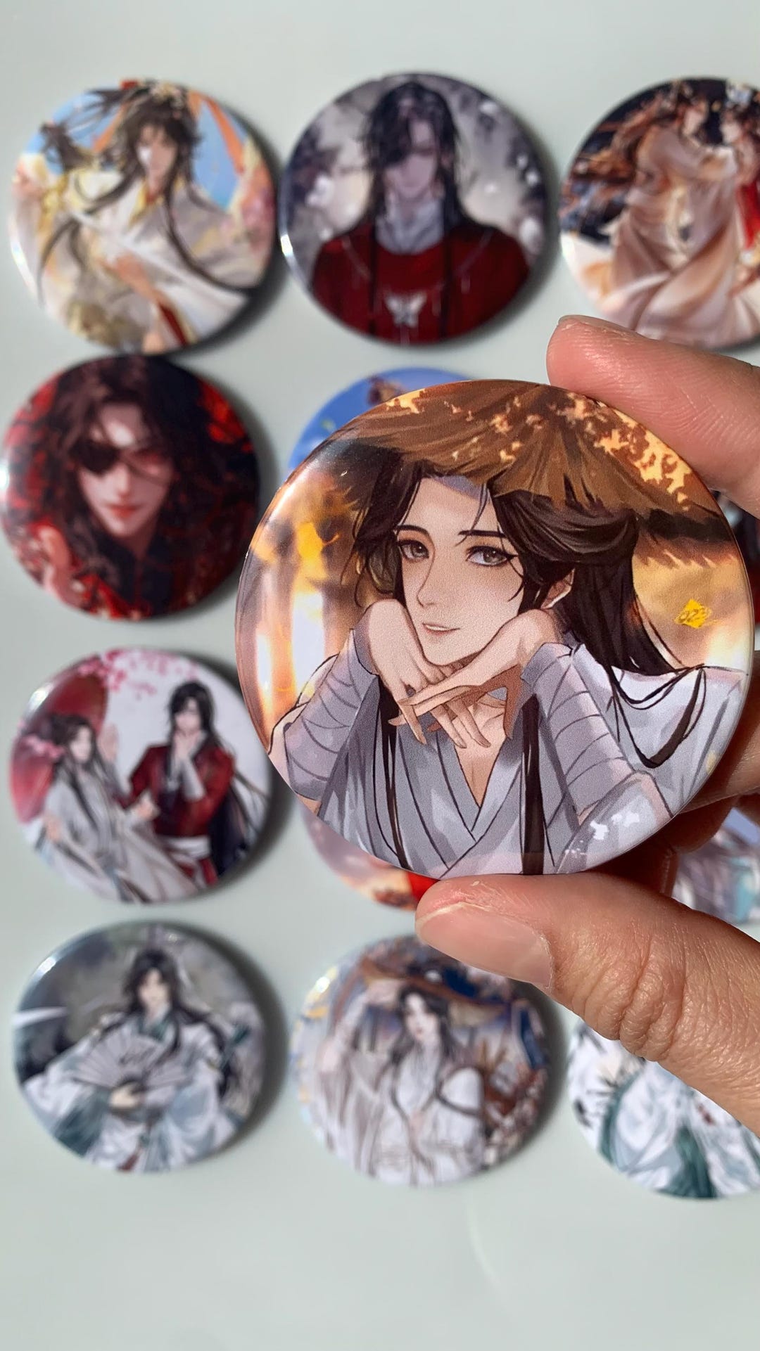 TGCF Badges, Heaven Official's Blessing, Xie Lian & Hua Cheng (16pc) - Etsy